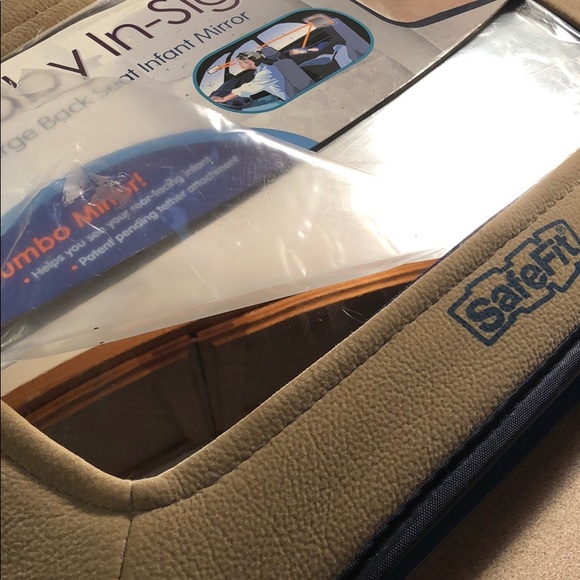 safefit | Other | Baby Insite Large Back Seat Infant Mirror Convex ...